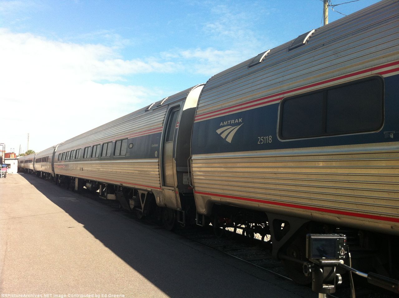Union Station Tampa Amtrak 91 The Silver Star Arriving Backwards
